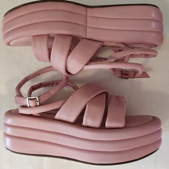 Free People | Shoes | Nwotfree People Harper Flatform Chunky Pink ...